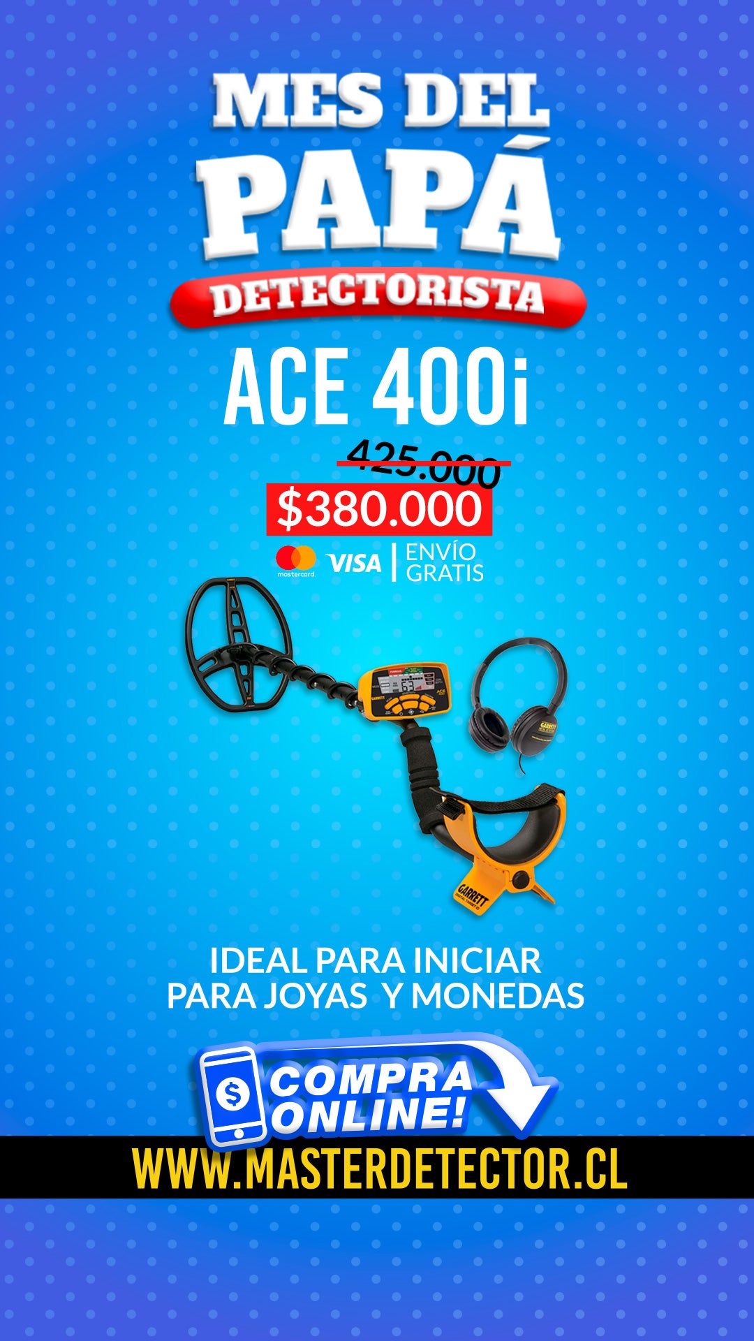 Venta de Detectores de Metales en Chile al Mejor Precio y Envío Gratis – Master Detector Chile